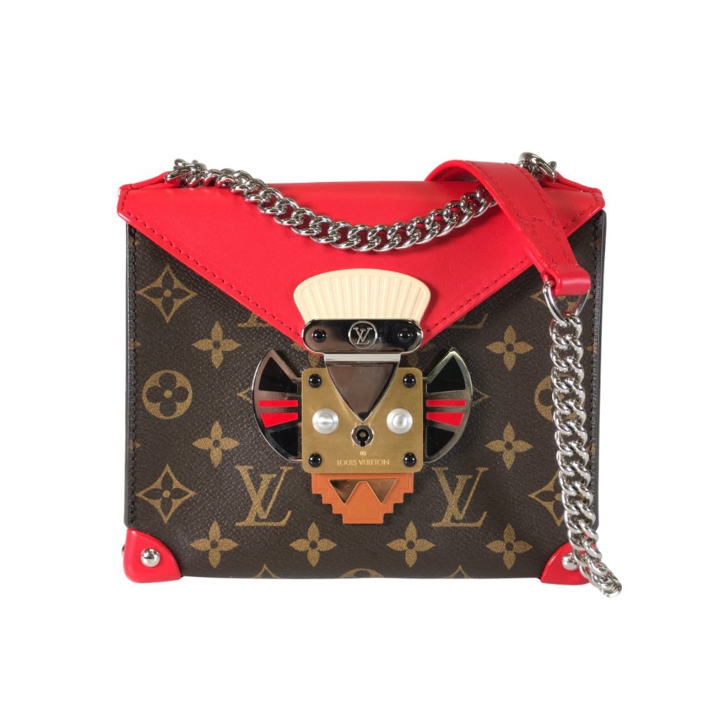 Louis Vuitton Monogram Tribal Mask Pochette - Luxe Du Jour