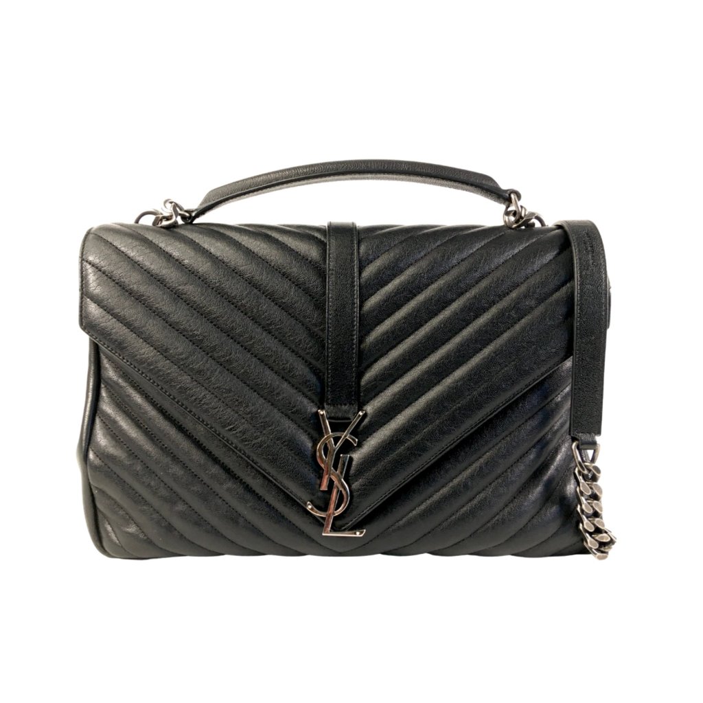 Saint Laurent (YSL) Large College Satchel - Luxe Du Jour