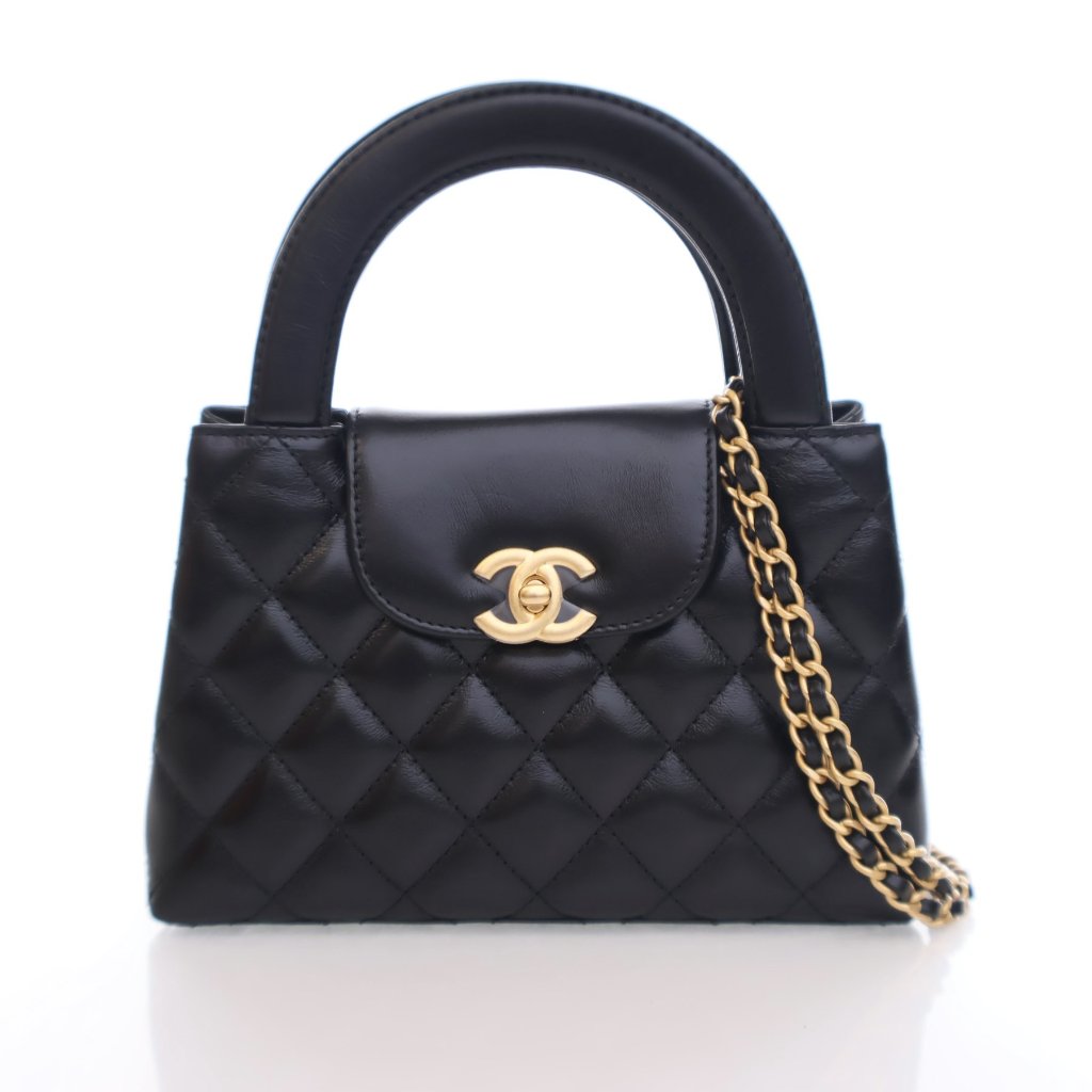 Chanel Kelly Shopping Bag Black Calfskin - Luxe Du Jour