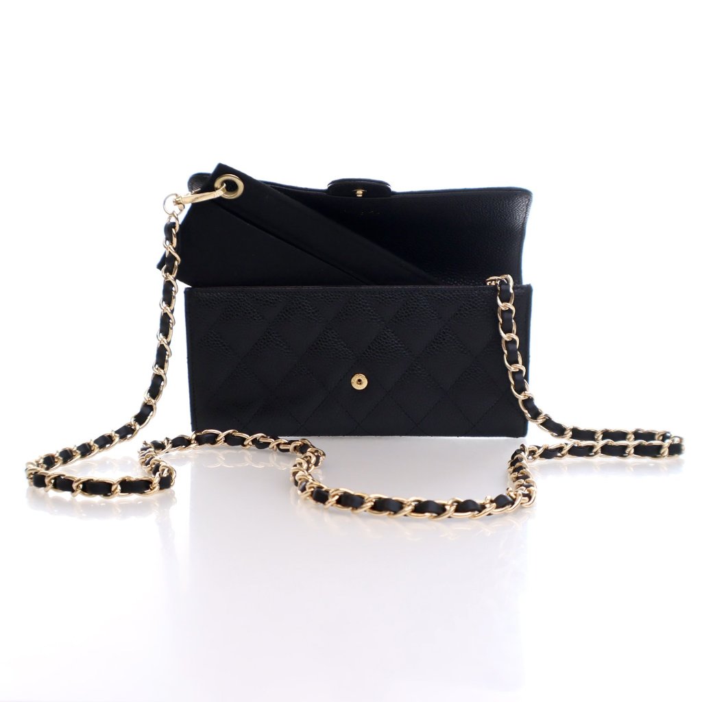 Wallet on Chain Converter (Leather Woven Strap) - Luxe Du Jour