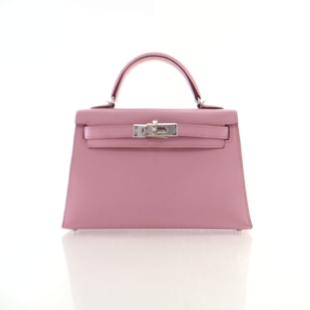 Hermes Mini Kelly Mauve Sylvetre Epsom - Luxe Du Jour