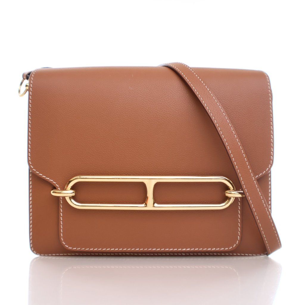 Hermes Gold Evercolor Roulis 23 - Luxe Du Jour
