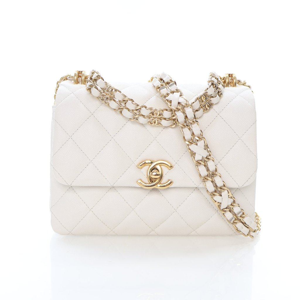 Chanel Caviar Coco First Flap Bag - Luxe Du Jour
