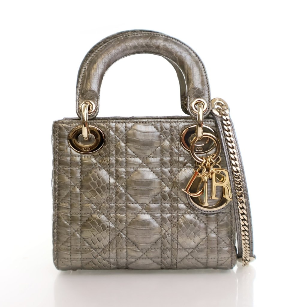 Dior Mini Python Lady Dior - Luxe Du Jour