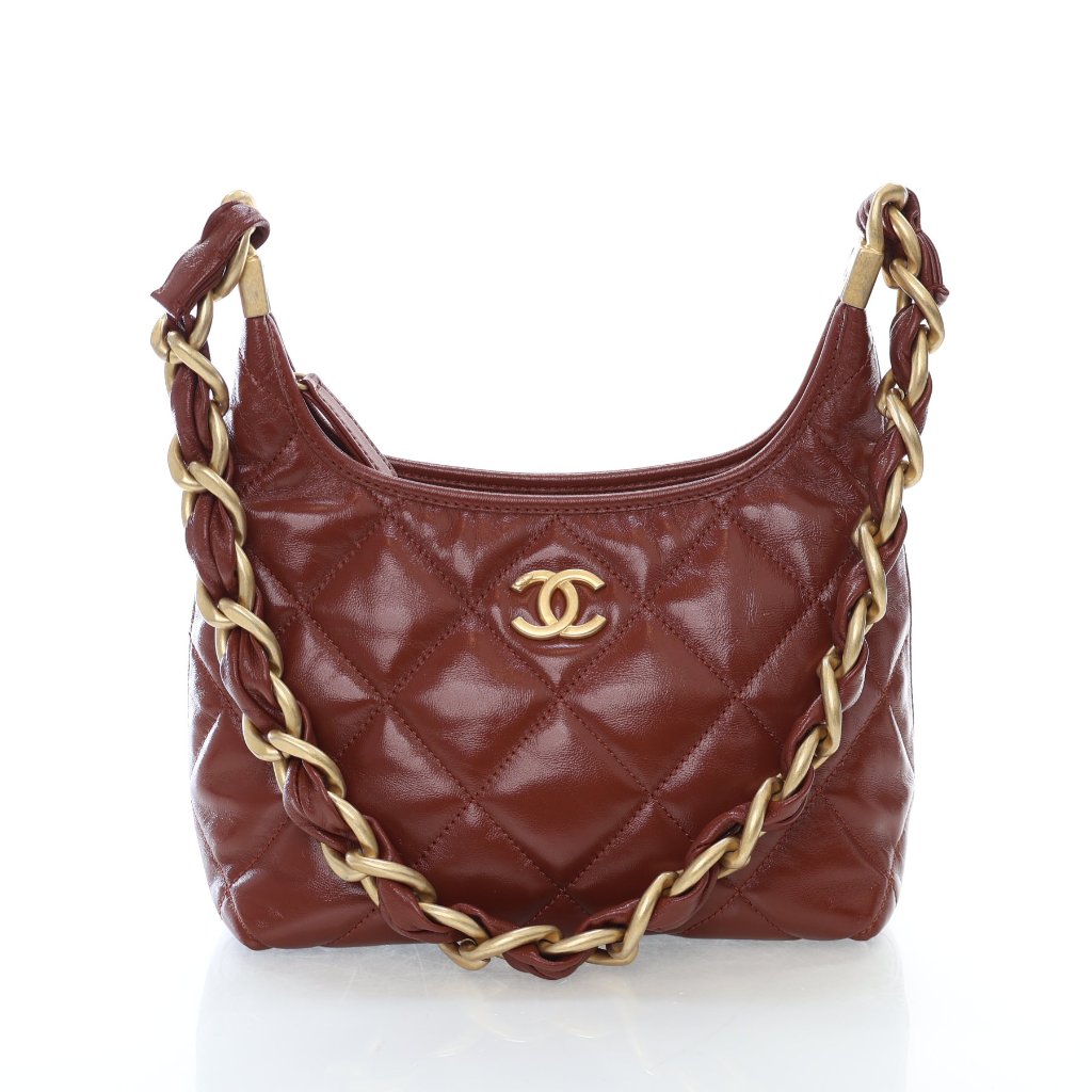 Chanel Small Crumpled Lambskin Funky Town Hobo Bag - Luxe Du Jour