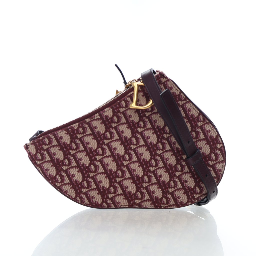Dior Saddle Rodeo Oblique Pouch Crossbody Bag - Luxe Du Jour